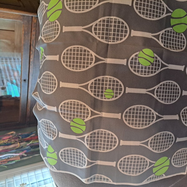 Tennis Racket Fabric by the Yard - Sports Fabric - Tennis Fabric ...