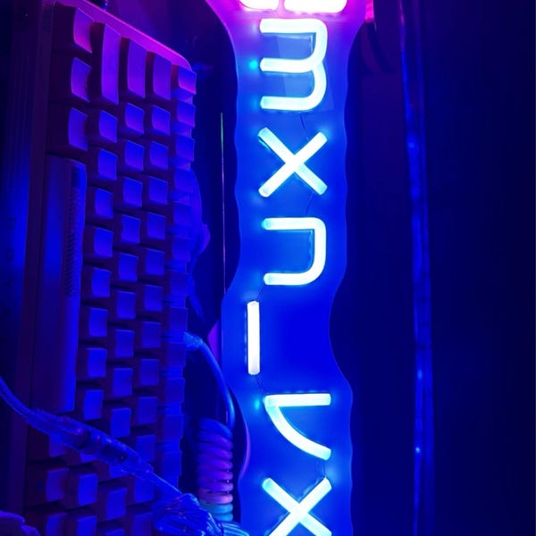 Custom Youtube Neon Sign, Youtuber Name Neon Sign, Custom Twitch Sign ...