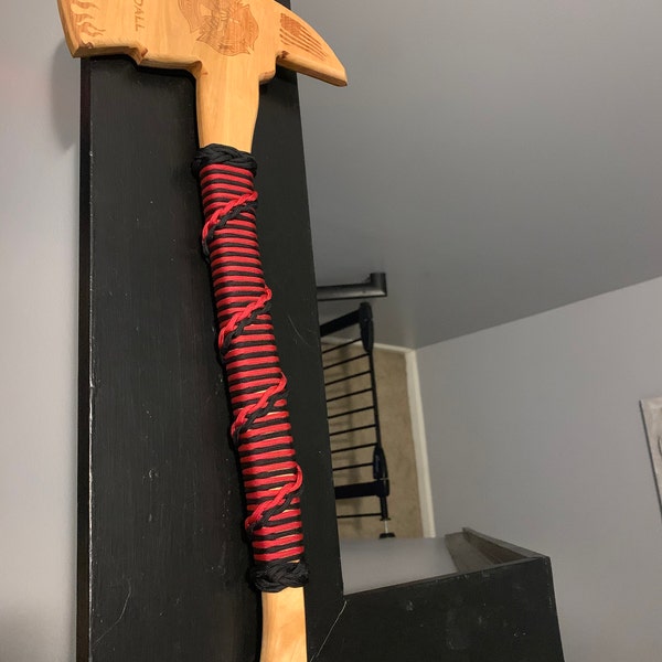 Firefighter Axe Cherry Wood -custom Laser Engraved - Etsy