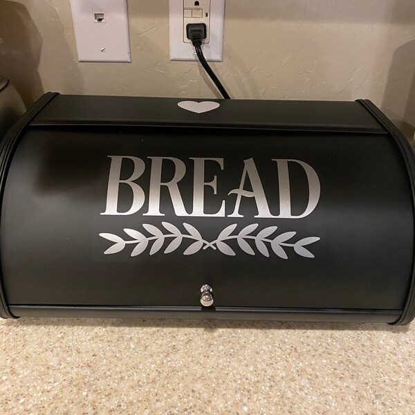 Bread Box Decal, Bread Box Storage Label, Farmhouse Style Pantry Decor ...