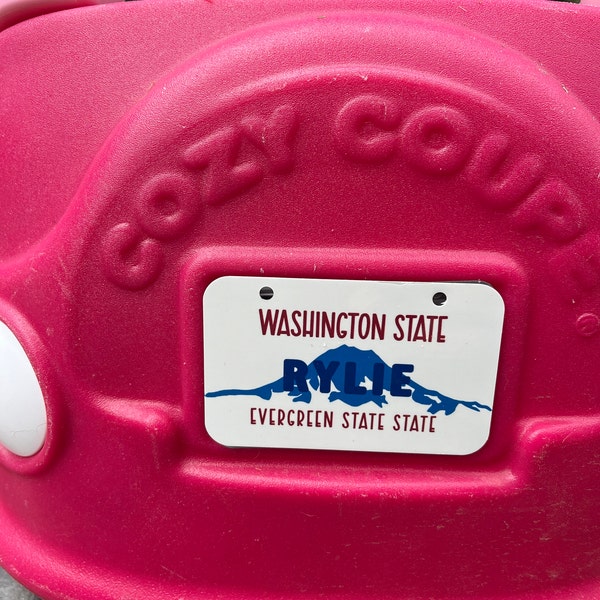 Custom Bicycle License Plates for Girls, Personalized With Any Name. 6 ...