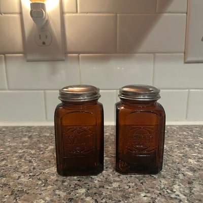 Jadeite Green Depression Style Glass Grease Jar With Lid, Black Band ...