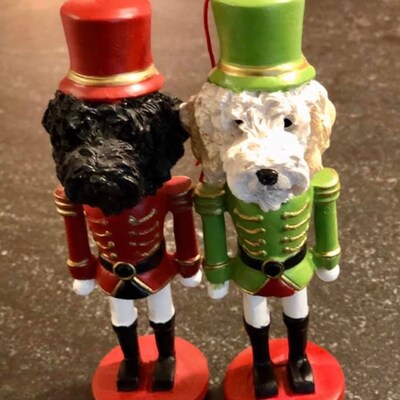 Labradoodle Black Dog Toy Soldier Nutcracker Christmas - Etsy