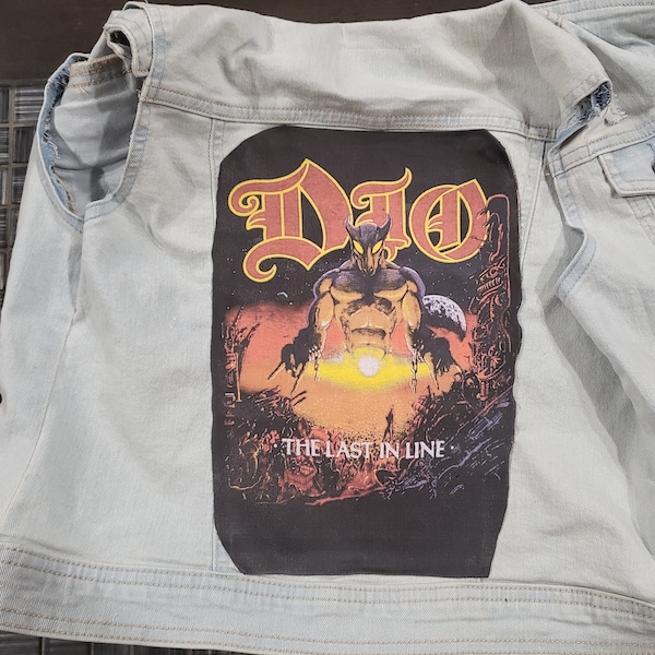 Dio - the Last in Line Back Patch Cosplay - Eddie Munson HALLOWEEN ...