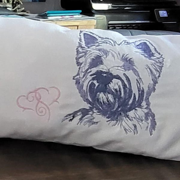 Embroidery File Australian Shepherd "rambo" Dog Realistic Commercial ...