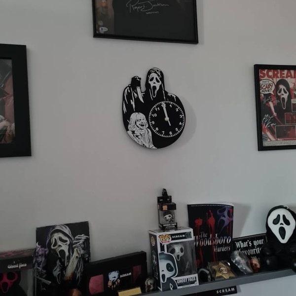 Scream Inspired Ghostface Clock - Etsy UK