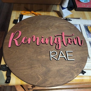 Cheetah Nursery Name Sign Girl Nursery Decor Baby Gift 3D - Etsy