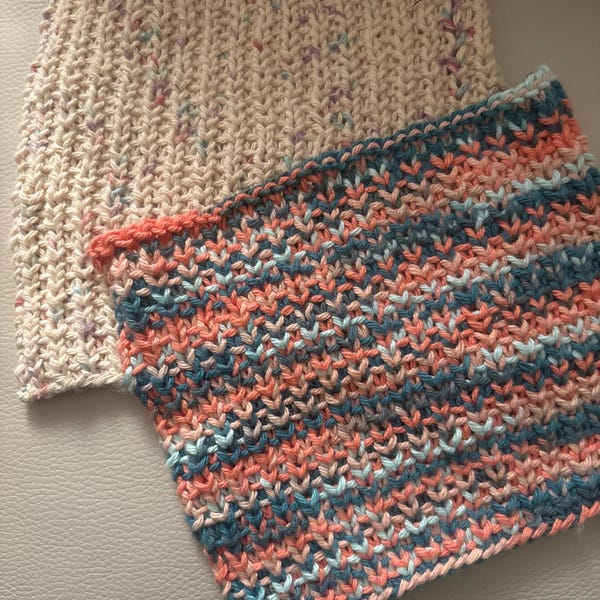 Easy Knitting Pattern, Washcloth Pattern, Beginner Friendly Knitting ...