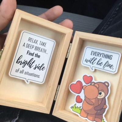 Message in a Box flower for Every Time I Thought of - Etsy