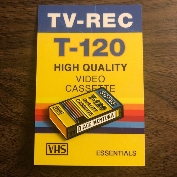 Enamel Pin TV-REC VHS Critters - Etsy