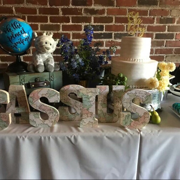 Customize Me Hand Lettered MINI Globe, White & Gold Globe, Cream Globe ...