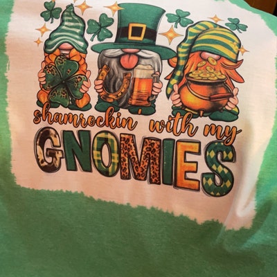 St. Patrick's Day Shamrockin' With My Gnomies Png Sublimation Design ...