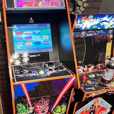 Blue/orange Multicade Arcade Side Art Arcade Cabinet Graphics - Etsy