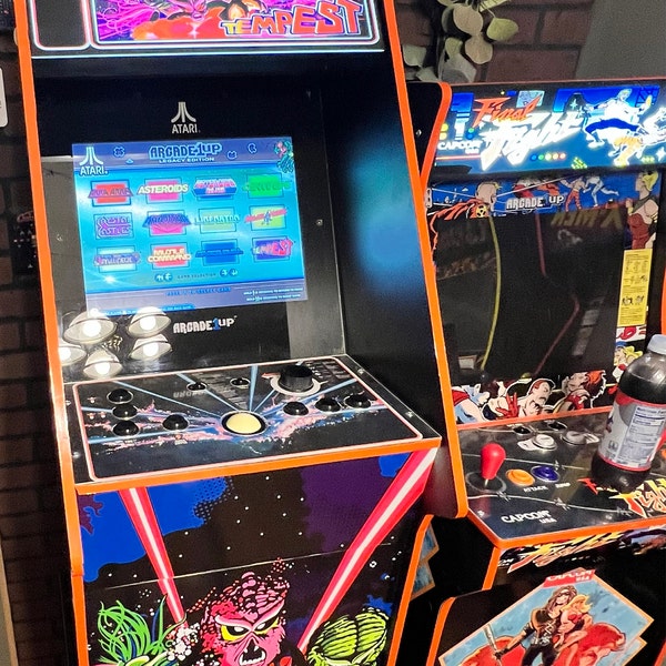 Arcade1up Tempest Arcade Cabinet Kickplate J-panel Graphics Stickers - Etsy