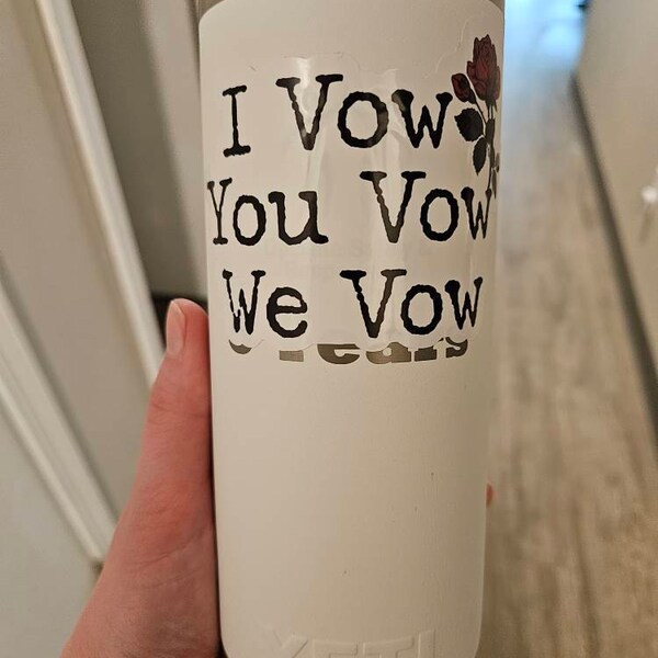 I Vow.you Vow.we Vow.sticker, Kindle Stickers, Waterproof Sticker, Book ...