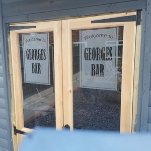 Personalised Beer Fridge / Window / Bar / Shop Window Decals - Etsy UK