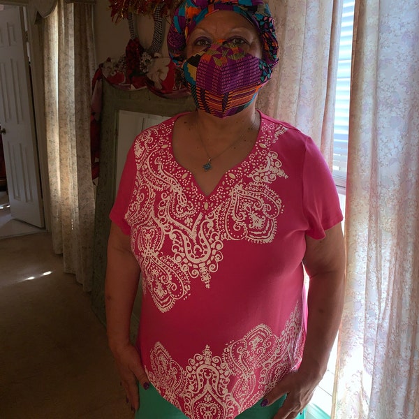 Purple ‘n’ Bronze Soft African Wax Print, Ankara, African Textiles, 100 ...