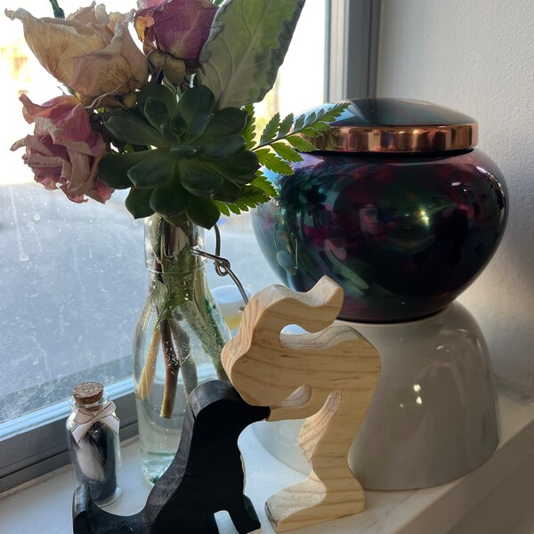 Human & Golden Retriever Labrador Doodle Mixed Breed Mutt - Companion Figure . Free ...