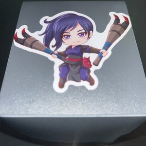 Chibi Chandra Peeker Sticker Laptops, Journals, Deckboxes and More ...