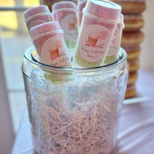 Push Pop Cotton Candy Party Favors Gourmet Cotton Candy Birthday Party ...