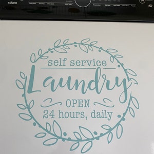 Laundry room decor self service laundry / fluff and fold | Etsy