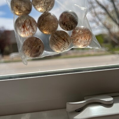 Biotite, Black Mica Moon With Custom Gold Stand, Crystal Moon Carvings ...