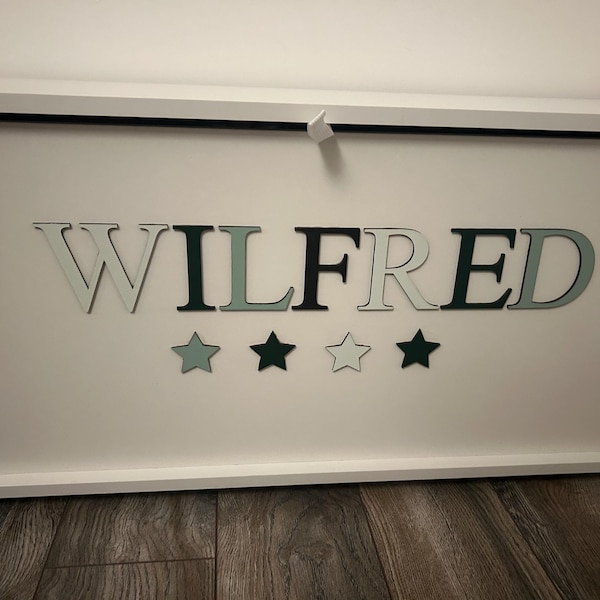 Wooden Toy Box Sign & Embellishments. Pastel Name. Bedroom Door Sign ...