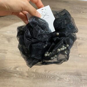 Floral Lace Drape Bow Translucent Mesh Bow Hair Accessory for - Etsy