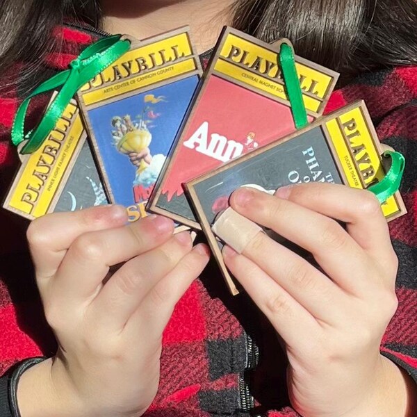 Playbill Inspired Broadway Ornament - Etsy