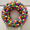 25 Large Round Wall Mirror in Bright Multi Colours. Rainbow Mirror ...
