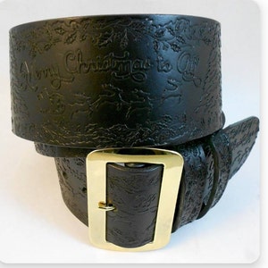 Large Custom Tooled Leather Belt Buckle, MADE to ORDER, Names or ...