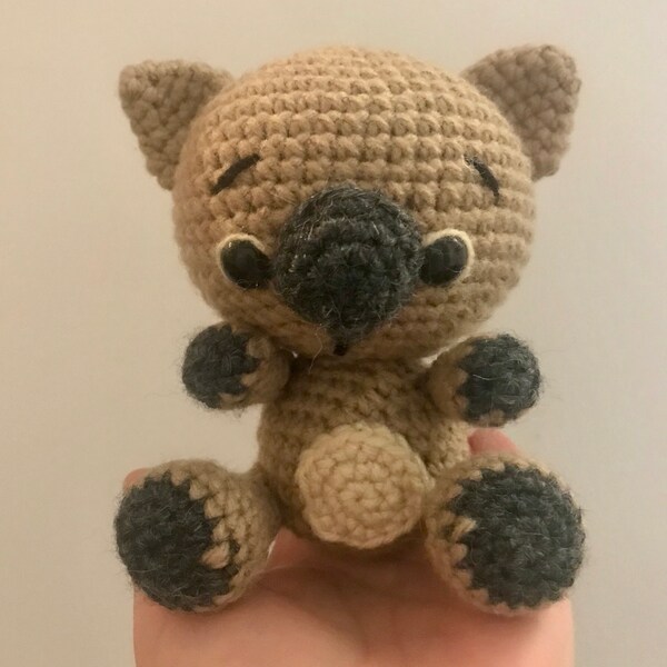 PATTERN: Watson the Wombat Crochet Pattern - Amigurumi Wombat Pattern ...