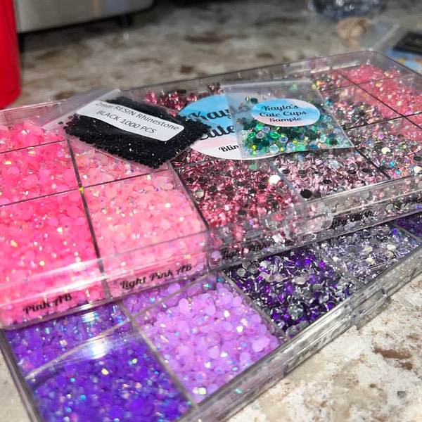Bling Lover's Kits | Monochromatic Rhinestone Kits | 3mm, 4mm, 5mm FAST ...