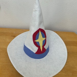 Forest Practical Witch Hat Green Wool Felt Hat With Satin Ribbon Ties ...