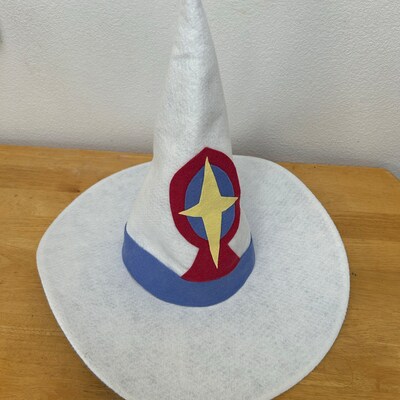 Forest Practical Witch Hat Green Wool Felt Hat With Satin Ribbon Ties ...