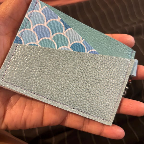 Long Wallet Template SVG, Leather Women Wallet Pattern, Slim Bifold ...