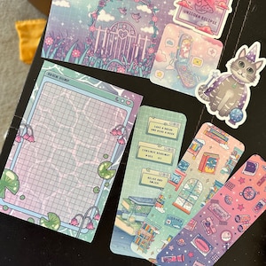 Phantom Park Spooky Halloween Aesthetic Cute Memo Notepad - Etsy