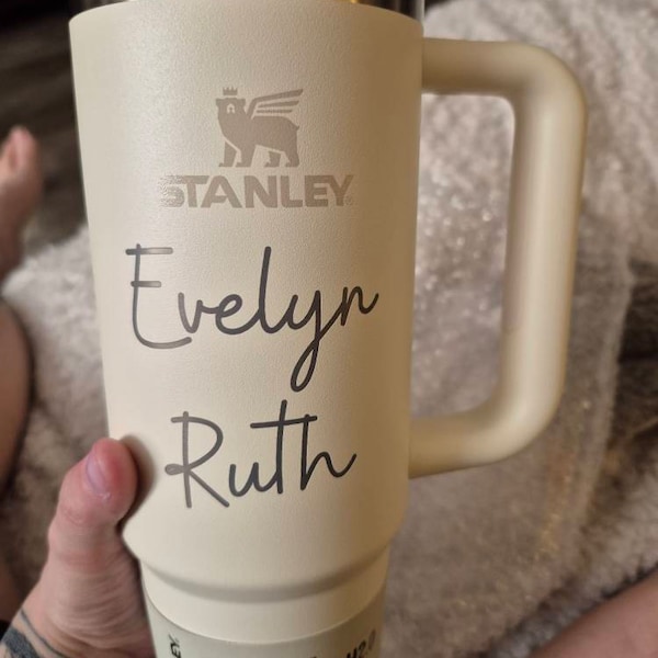 Birth Flower Cup Tumbler With Name, Stanley Cup, Personalized Birth ...
