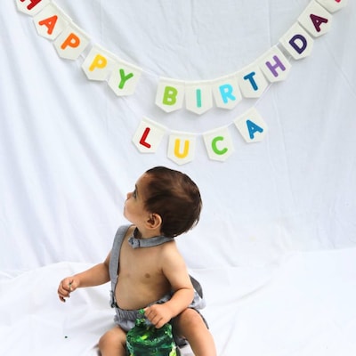 Personalised Name Bunting. Felt Nursery Decor. Custom Garland Wall ...