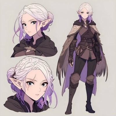 Custom Dnd Portrait Anime Styled Dnd Characters for Tabletop Gaming AI ...