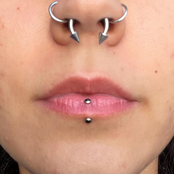 Agate Ball Eyebrow Rings /internally Threaded / Curved Barbell /G23 ...