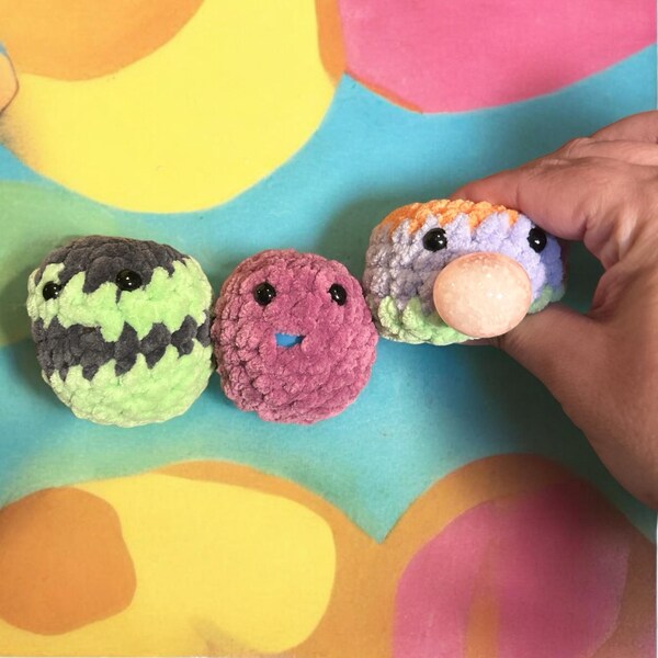 Crochet Stress Blob Pattern: No-sew Fidget Toy (PDF Pattern) - Etsy