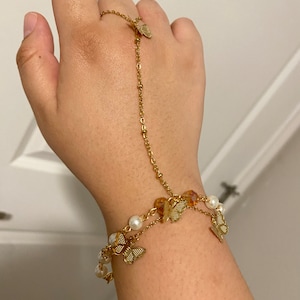 Princess Necklace Pink, Crystal and Pearl Choker, Heart Chain, Heart ...