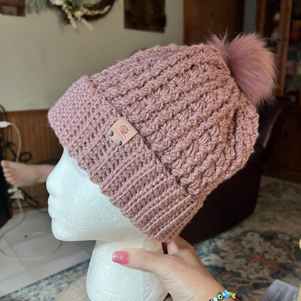 CROCHET PATTERN Braided Fishtail Toque / Pdf Digital Download / Cabled ...