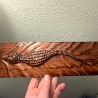 Swimming Crocodile 3D CNC Router Files, 3d Stl File, Vectric,aspire ...