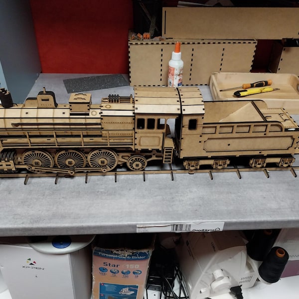Dollywood Express No. 70 Detailed 3D Laser Cut Model Scale 1/32 SVG ...