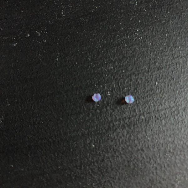 16g, Very Tiny Balls, Septum, Tragus, 16g 6mm Circular Barbells 2mm ...