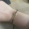 925 Safety Pin, Red String Bracelet, Paper Clip Bracelet, Minimal Gold ...
