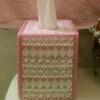 Santa’s Workshop / New Handmade Plastic Canvas Tissue Box Cover Cube - Etsy