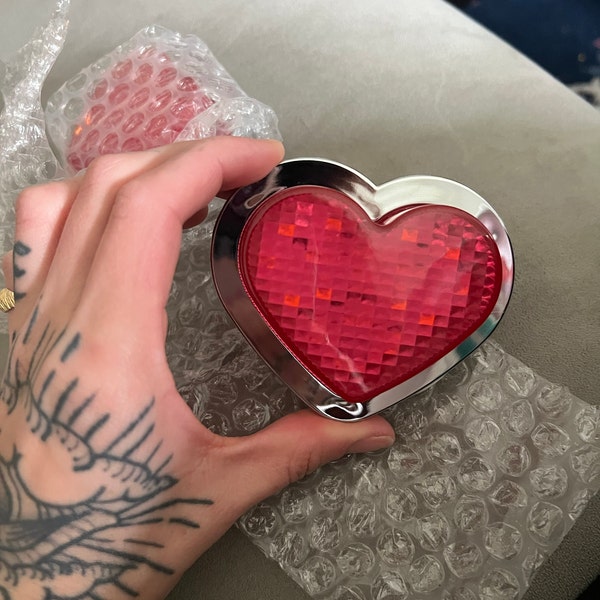 Japanese Heart Shaped Racing Steering Wheel Universal Car ABS Steer ...